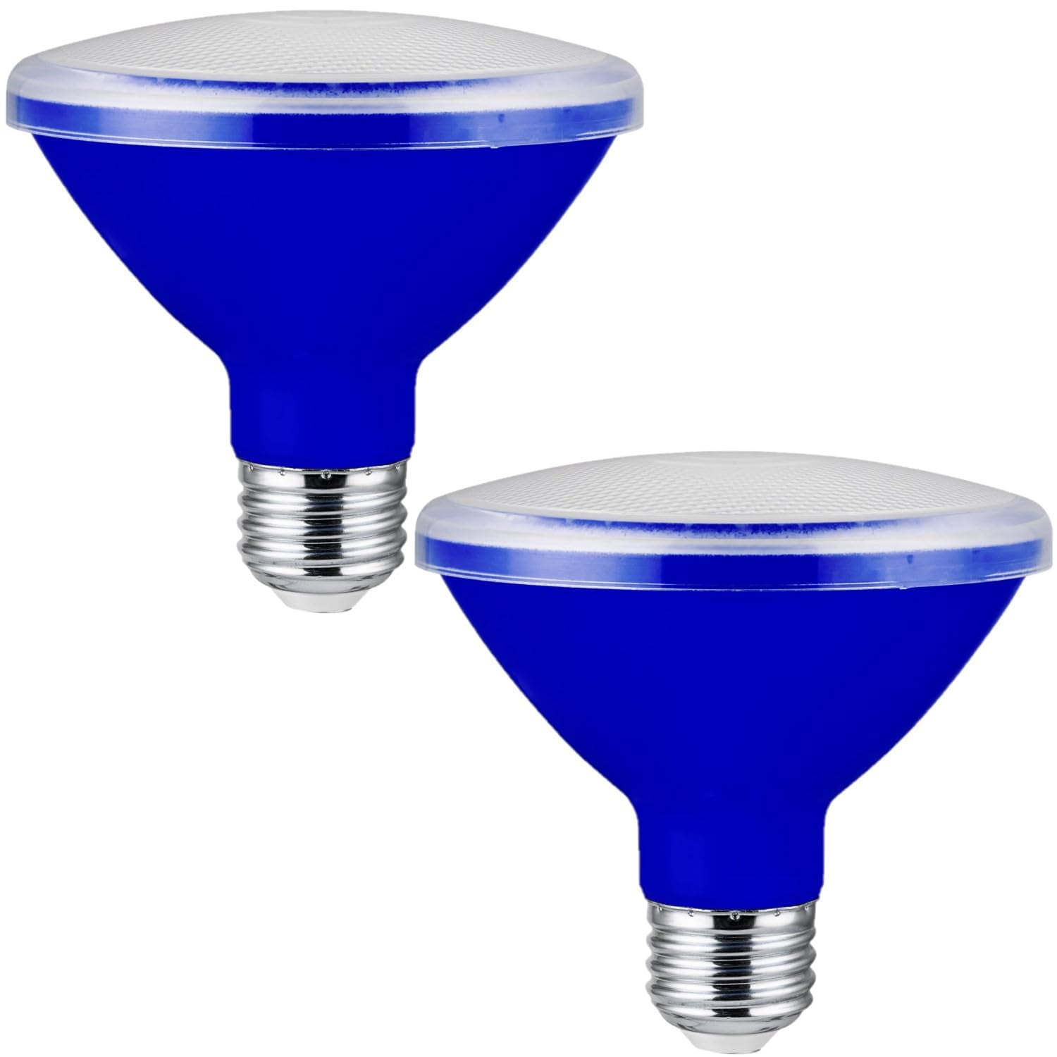 Diodesy- Pack of 2 PAR30/LED/8W/B PAR30 LED Blue Flood Light Bulbs ...
