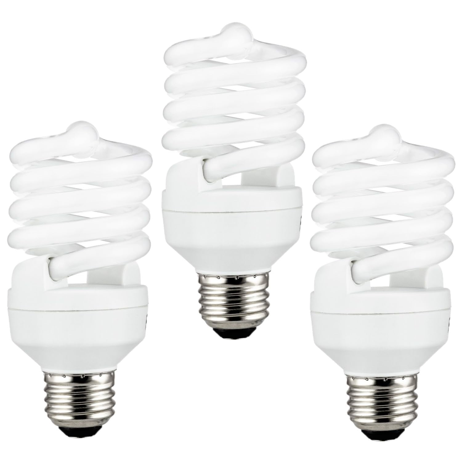Diodesy- Pack of 3 SMS23/27K CFL Mini Spiral Light Bulb, T2 Compact ...