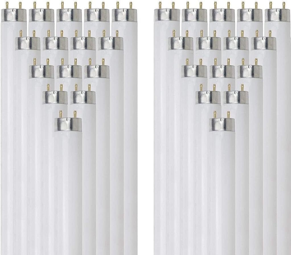Diodesy- Pack of 30 F25T8/SP841 T8 Fluorescent Tube Light Bulb ...