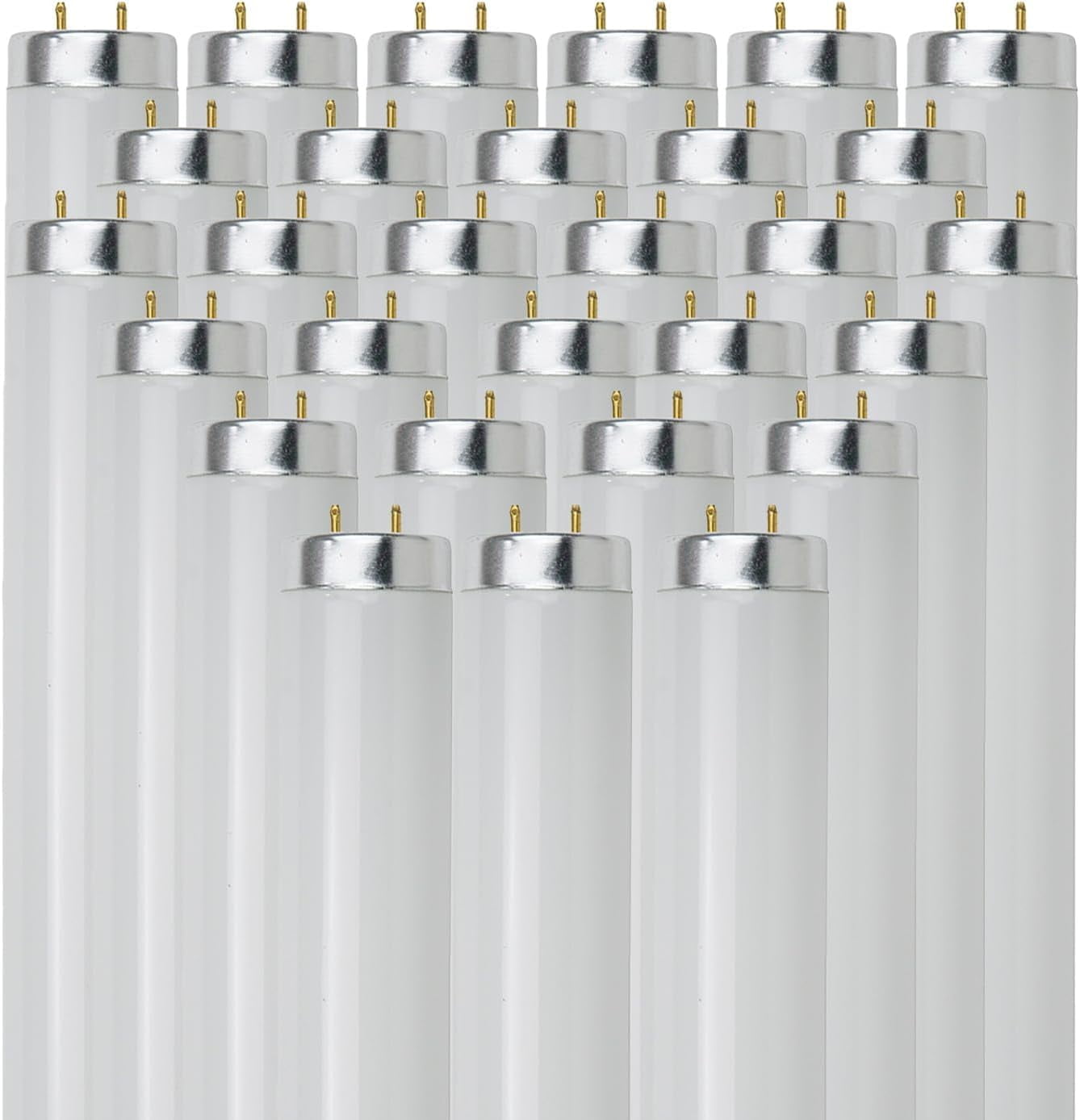 Diodesy- Pack of 30 F40T12/DX T12 Dulux Straight Tube Light Bulb, 40 ...