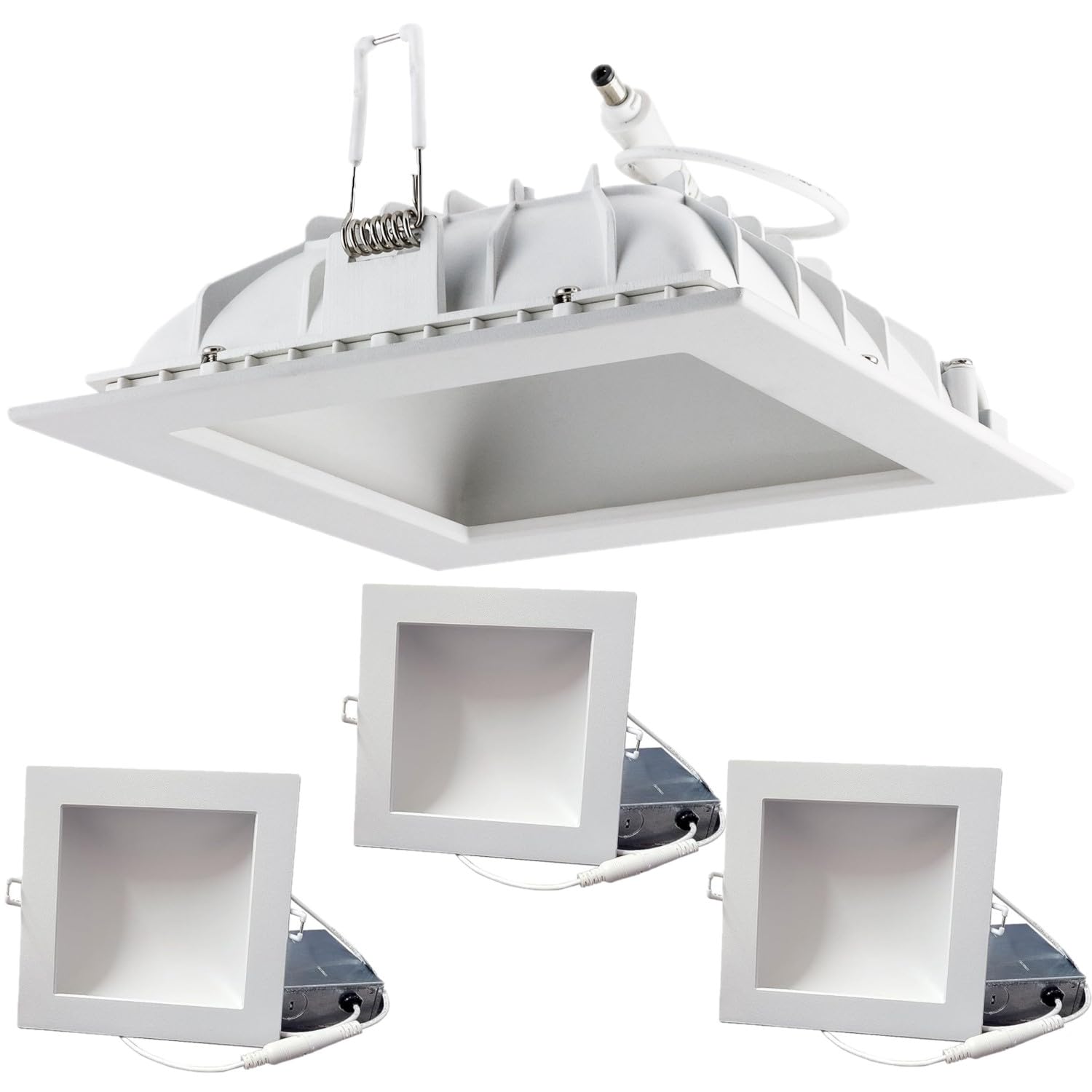 Diodesy- Pack of 4 LFX/IDL/6S/12W/D/30K 6 Inch Square Recessed ...