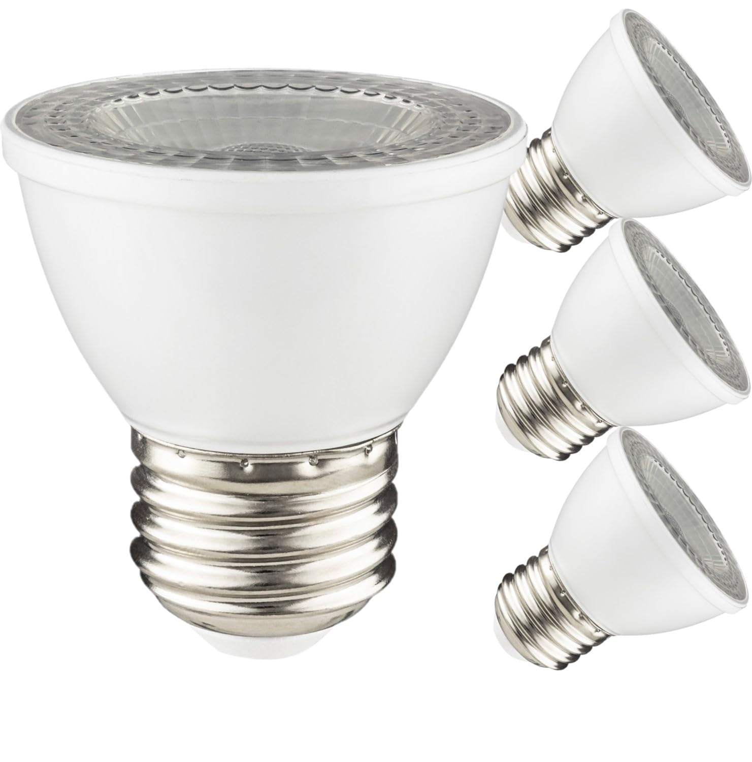 Diodesy- Pack of 4 MR16/LED/7W/MED/40K MR16 LED Short Neck Light Bulb ...