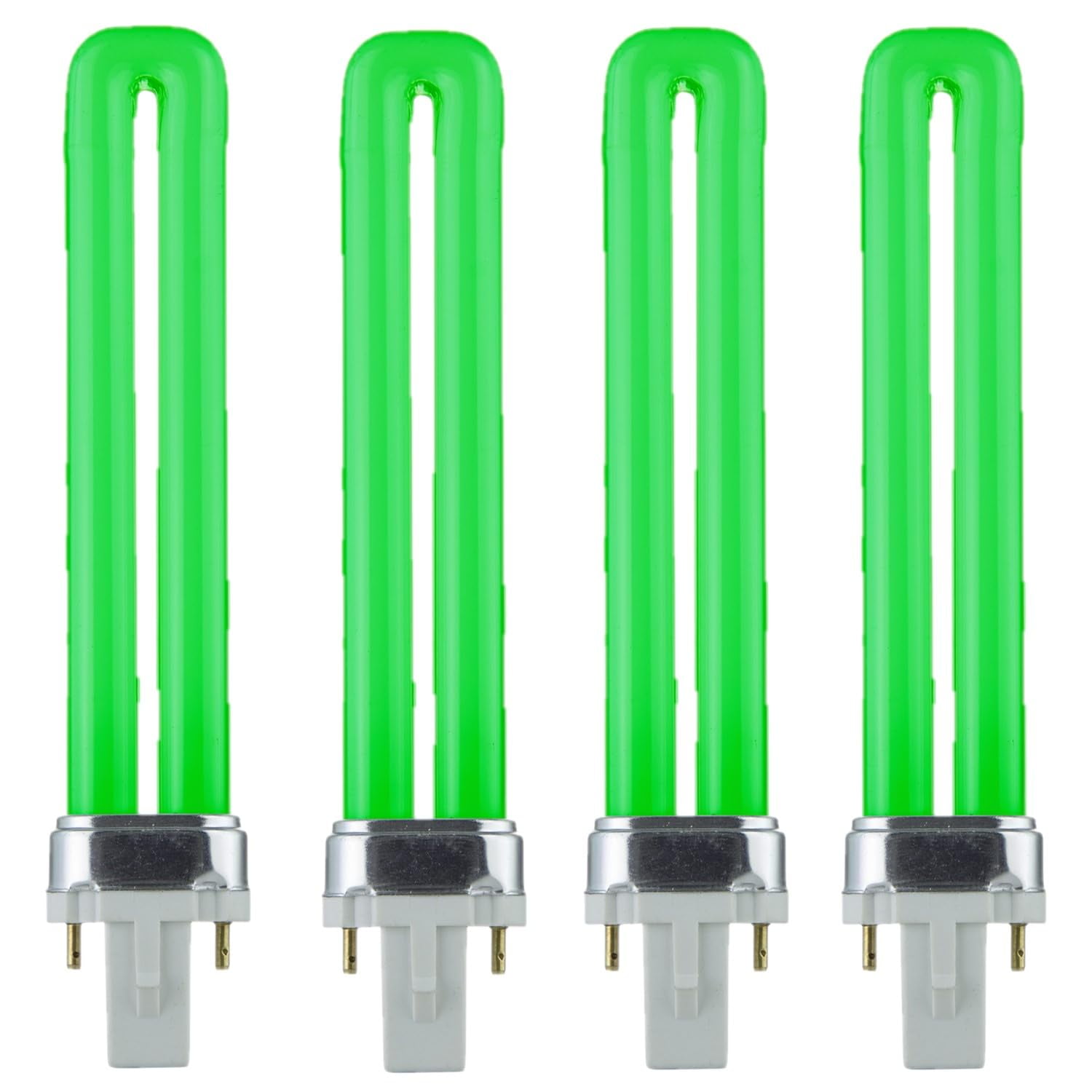 Diodesy- Pack of 4 PL9/GREEN Replacement Green Light Bulb, PL 2-Pin ...