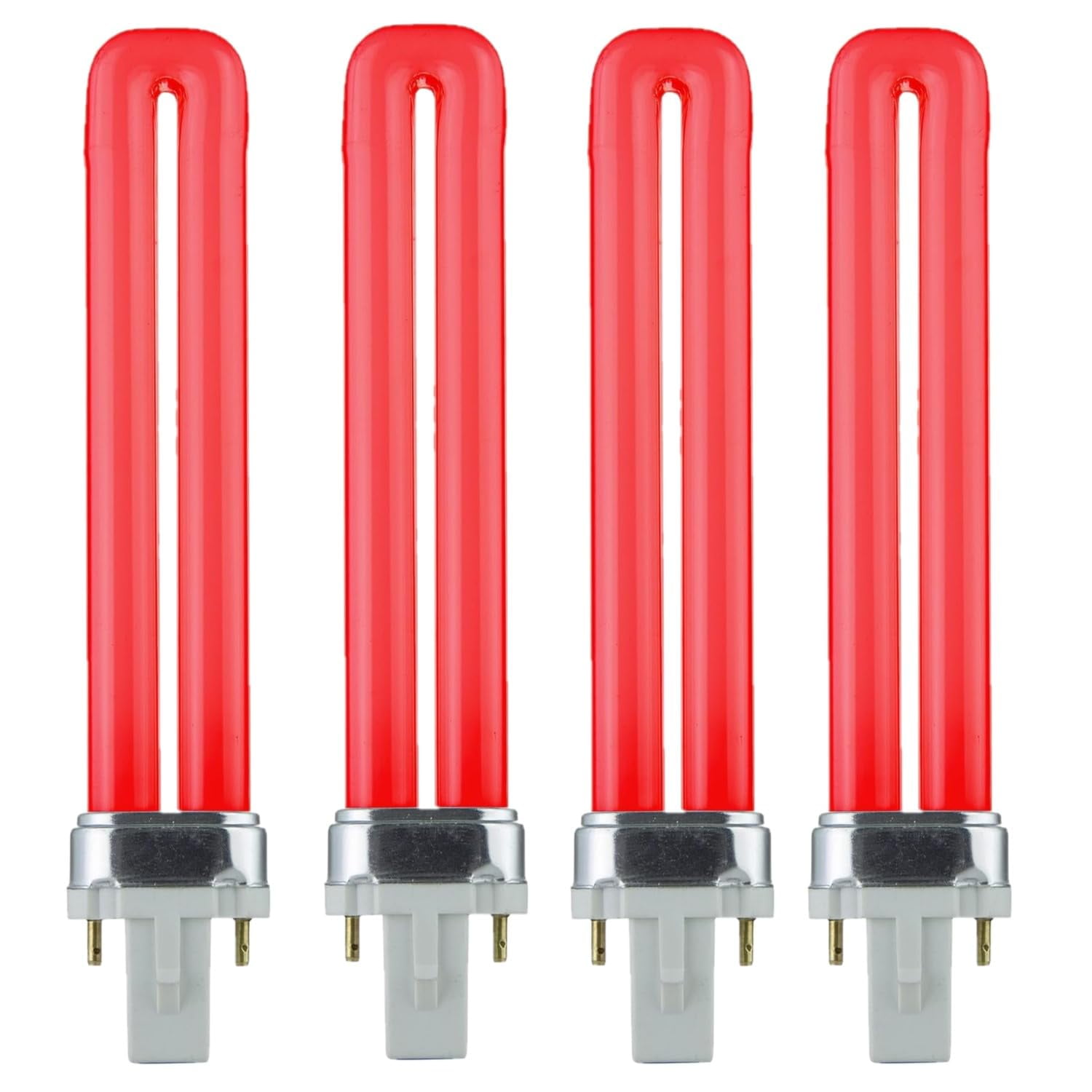 Diodesy- Pack of 4 PL9/RED Replacement RedLight Bulb, PL 2-Pin ...
