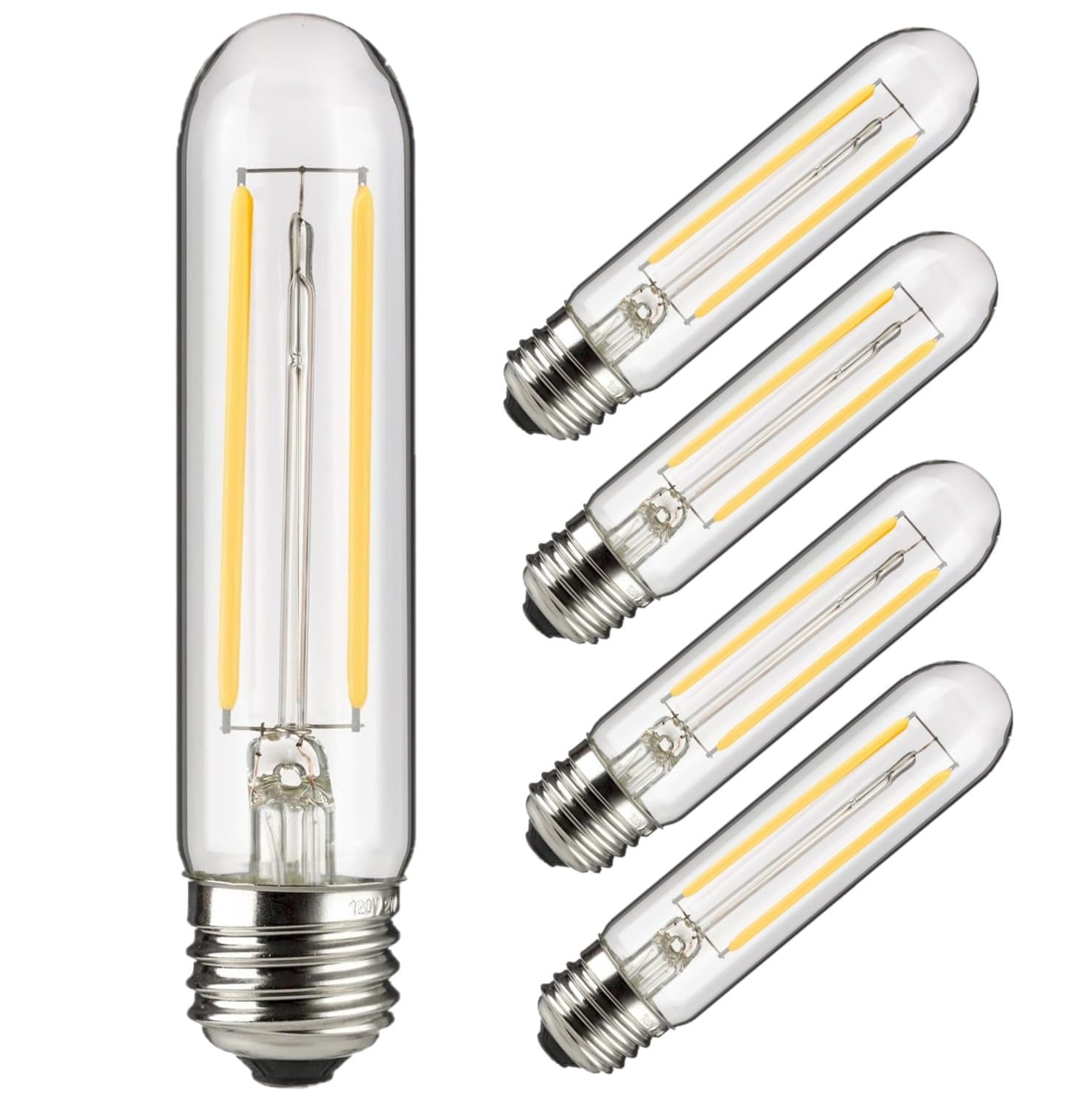 Diodesy- Pack of 5 T10/LED/FS/2W/950 T10 LED Tubular Light Bulb ...