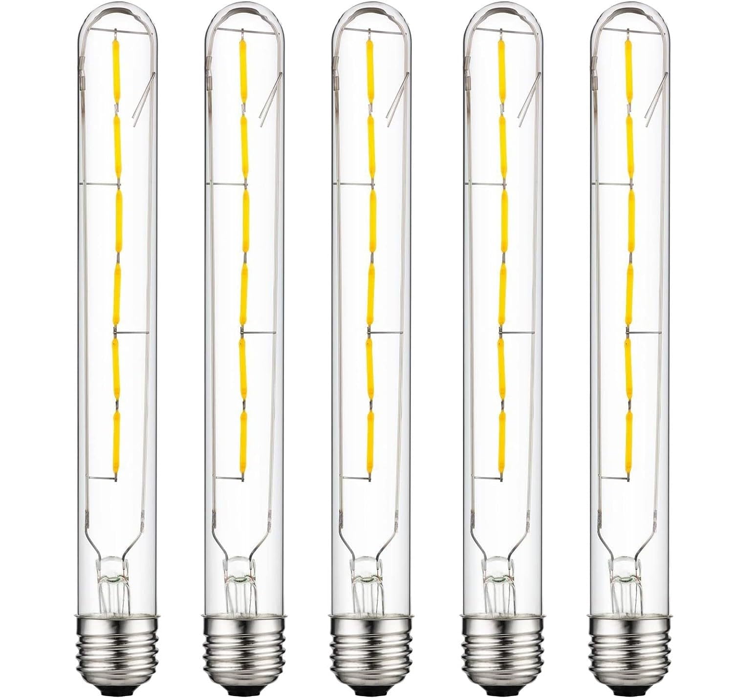 Diodesy- Pack of 5 T8/LED/FS/5W/E26/D/CL/27K/204MM T8 Tube Light Bulb ...