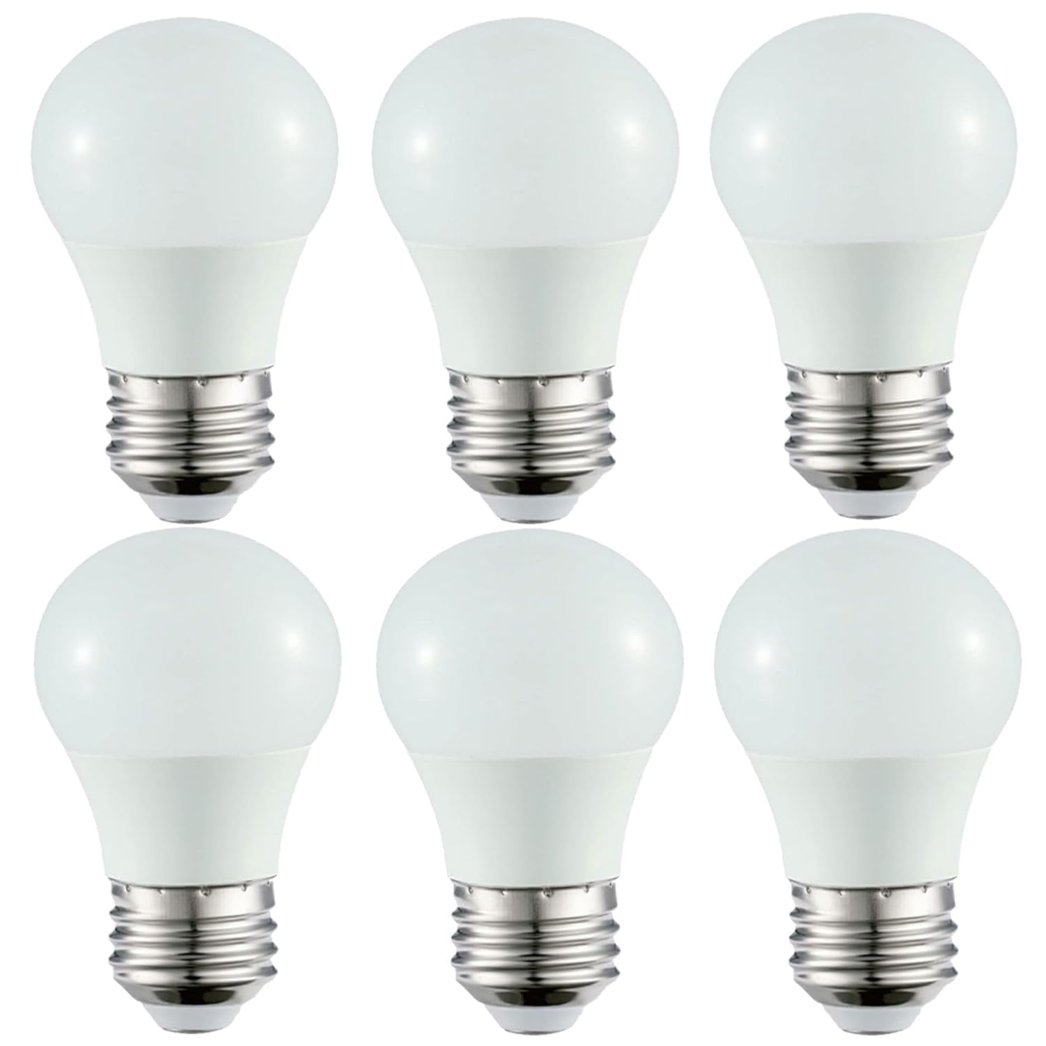 Diodesy- Pack of 6 A15/LED/6W/FR/40K LED Dimmable Bulb for Ceiling Fan ...