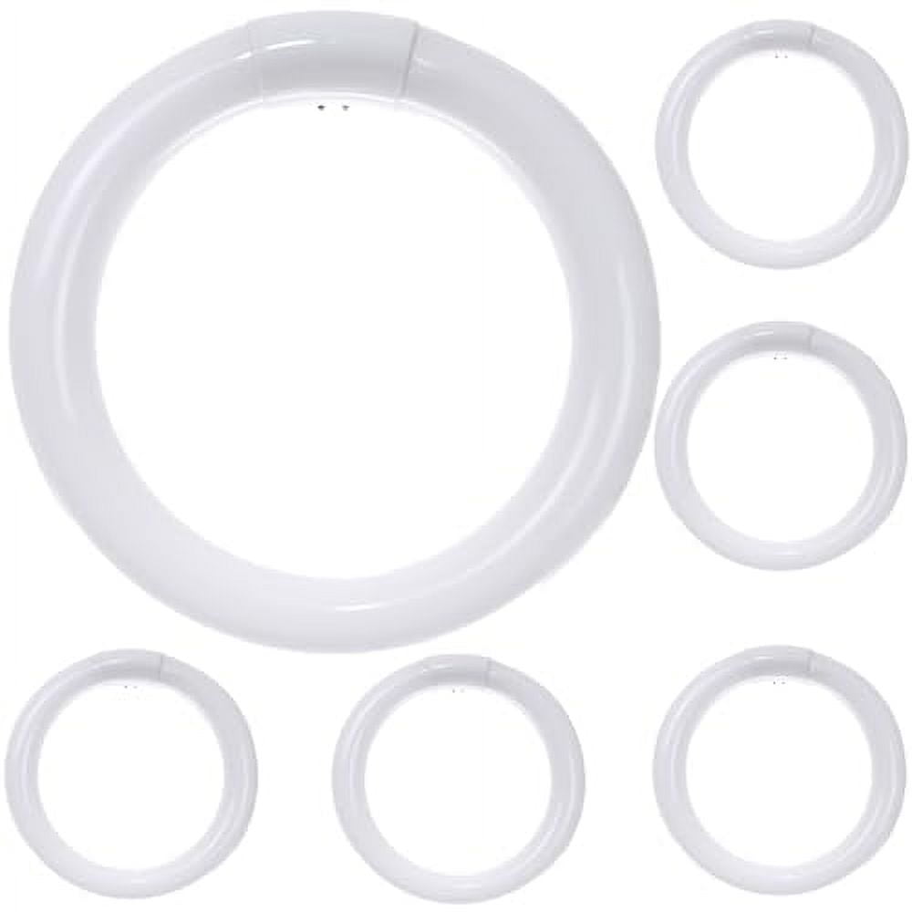 Diodesy- Pack of 6 FC8T9/CW T9 Circline Round Fluorescent Light Bulb ...