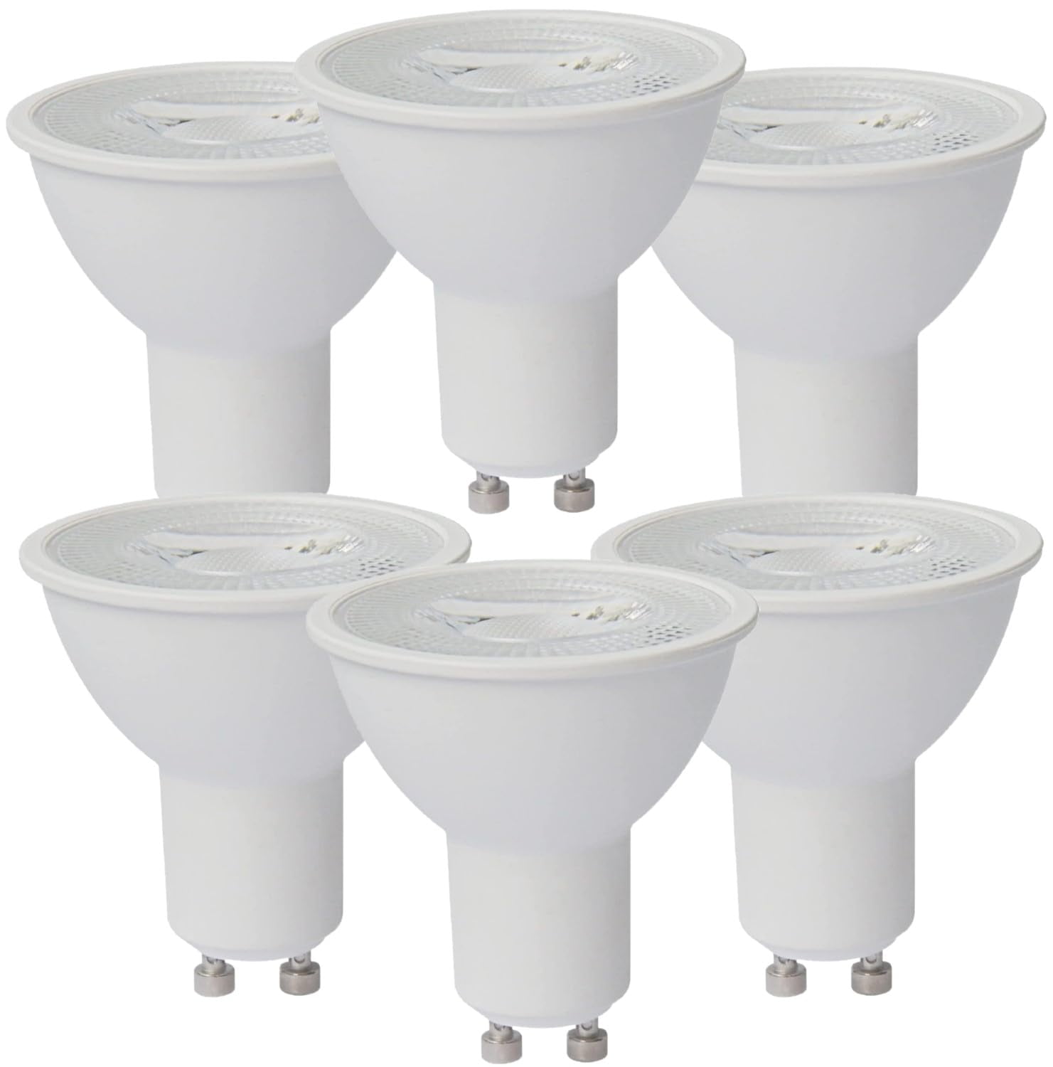 Diodesy- Pack of 6 PAR16/LED/7W/GU10/65K GU10 LED Dimmable Reflector ...