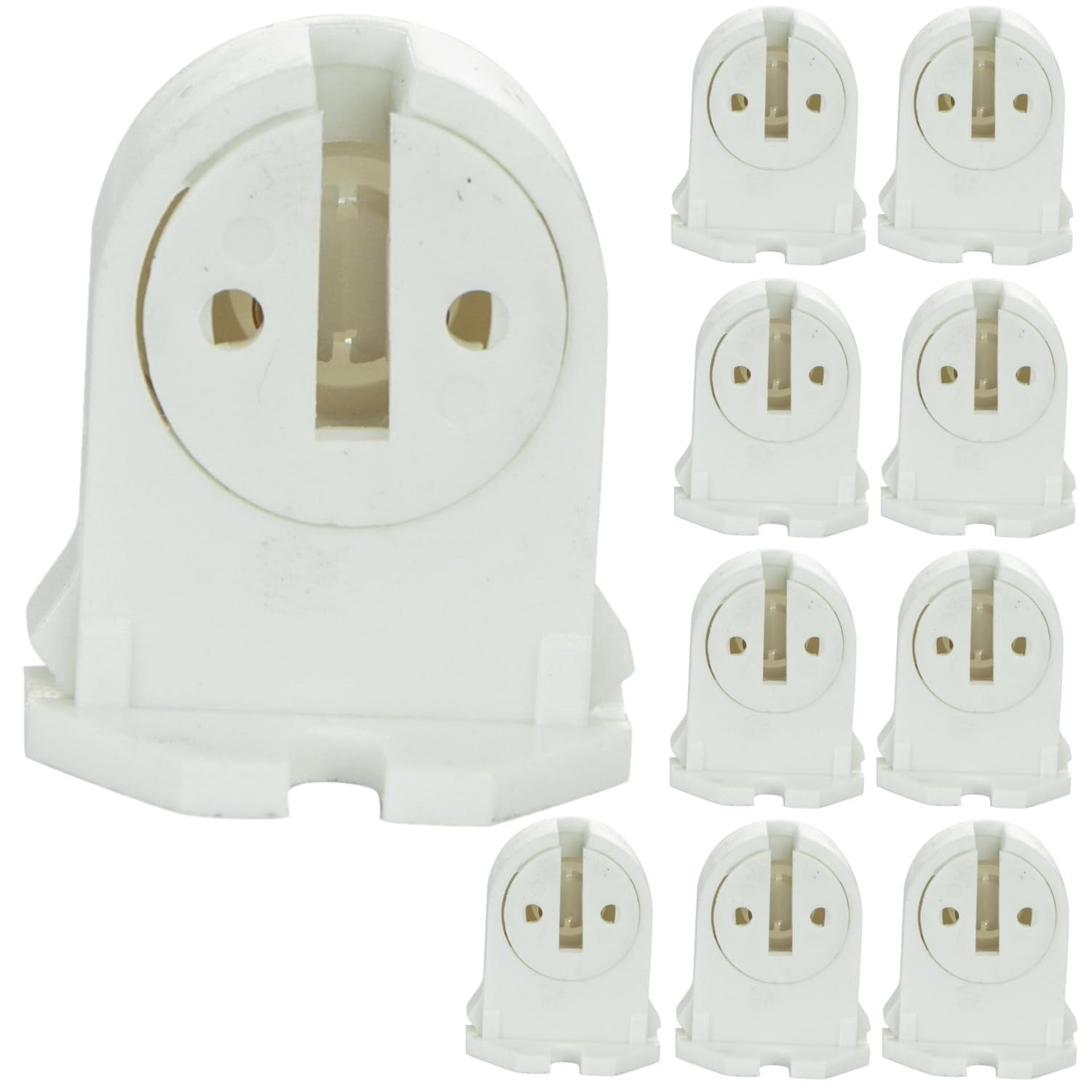 Diodesy- Pack of 10 T5 Non-Shunted Lamp Holder for LED Fluorescent Tube ...