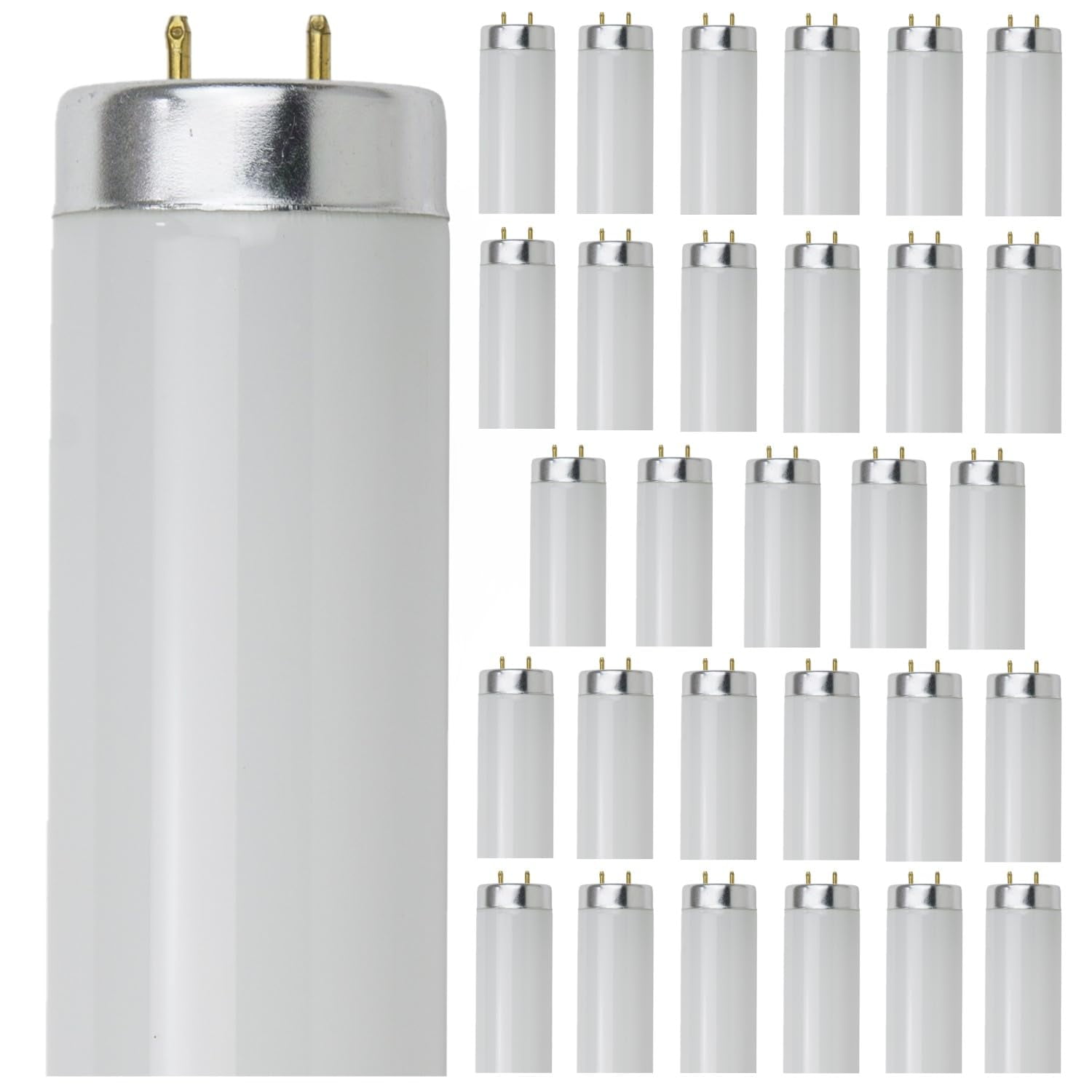 Diodesy- Pack of 30 F40T12/CWX T12 Dulux Straight Tube Light Bulb, 40W ...