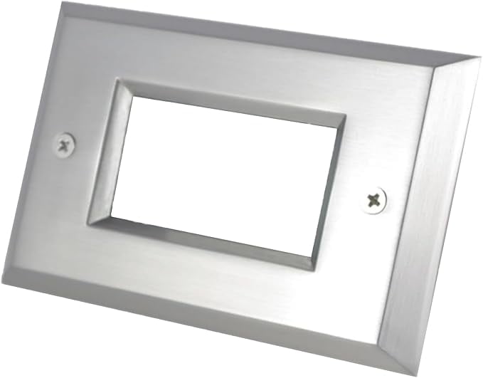 Diodesy- SL/FL/BN Step Cover Flat Trim Plate, LED Step Light, Brushed ...