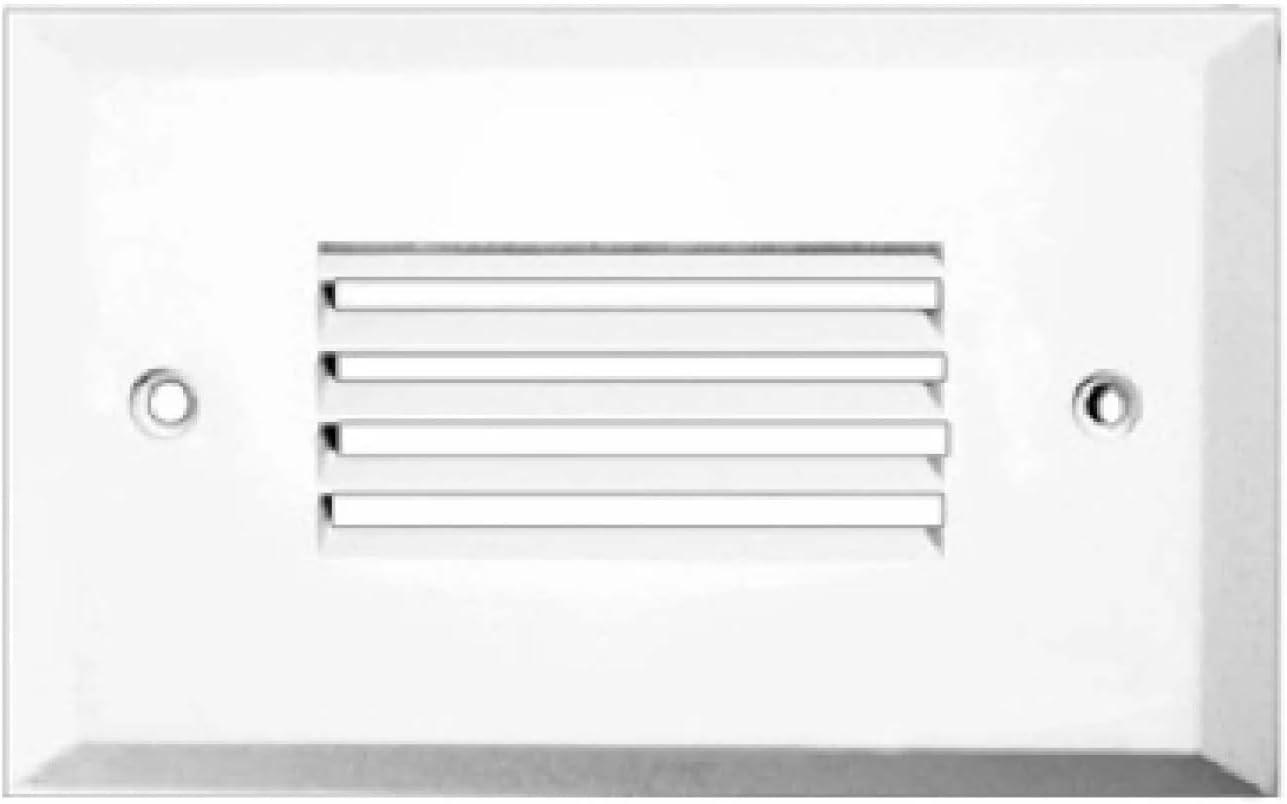 Diodesy- SL/HLV/WH Step Cover Louvered Plate, LED Step Light, White ...