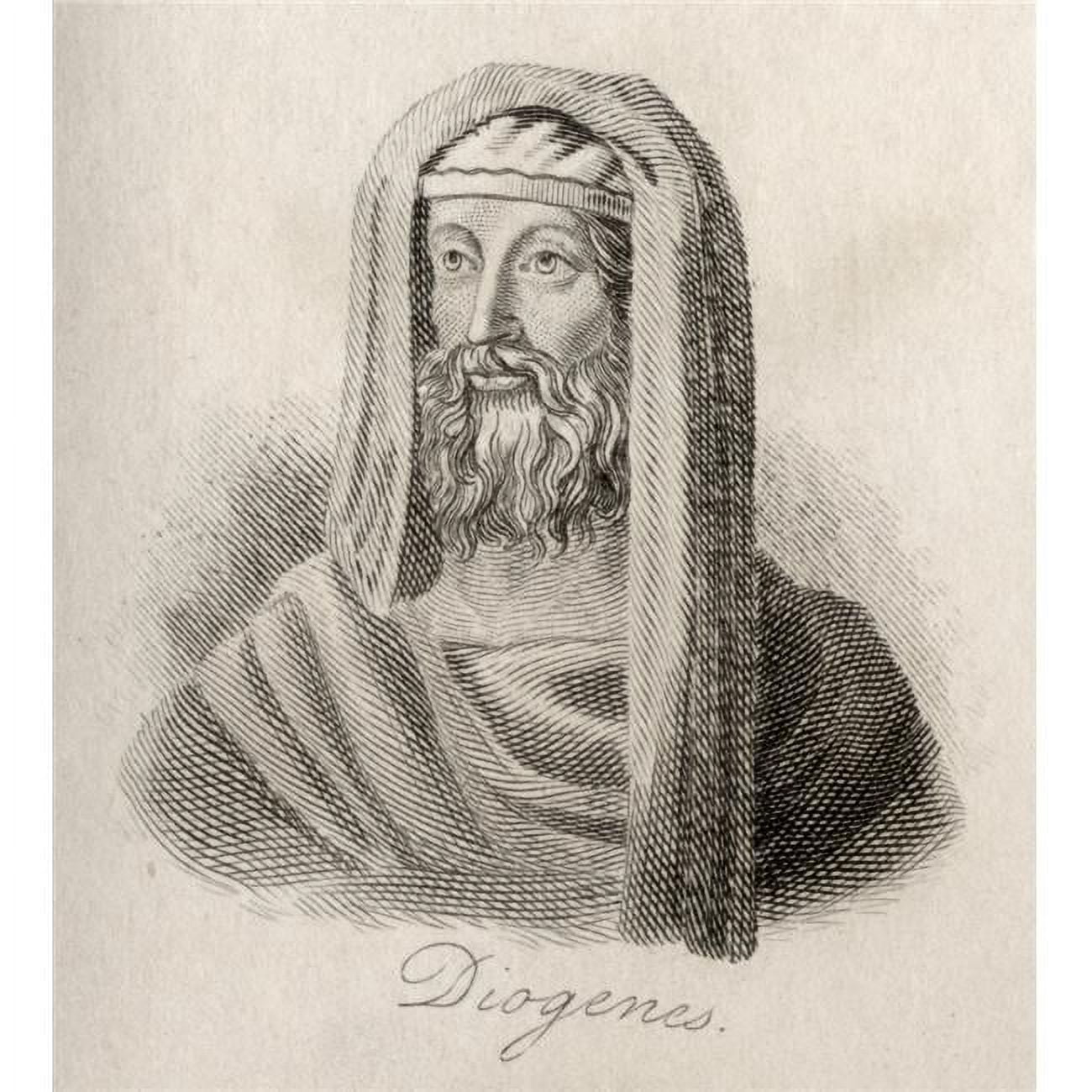 Diogenes of Sinope D. C.320 Bc Greek Philosopher Engraved by J.W.Cook ...