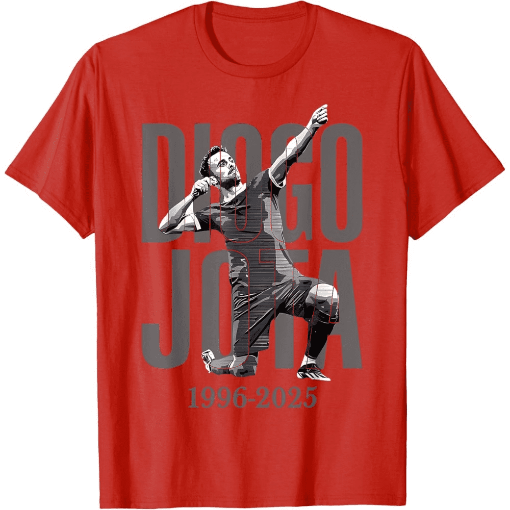 Diogo Jota Memorial 1996–2025 Graphic T-Shirt – Forever a Red Unisex ...