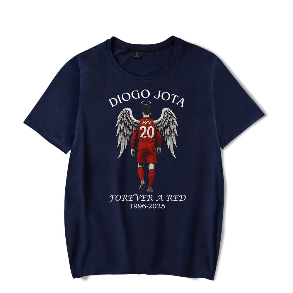 Diogo Jota Tribute Shirt – Forever a Red Angel Tee – RIP Jota 1996–2025 – Comfort Colors Soccer ...