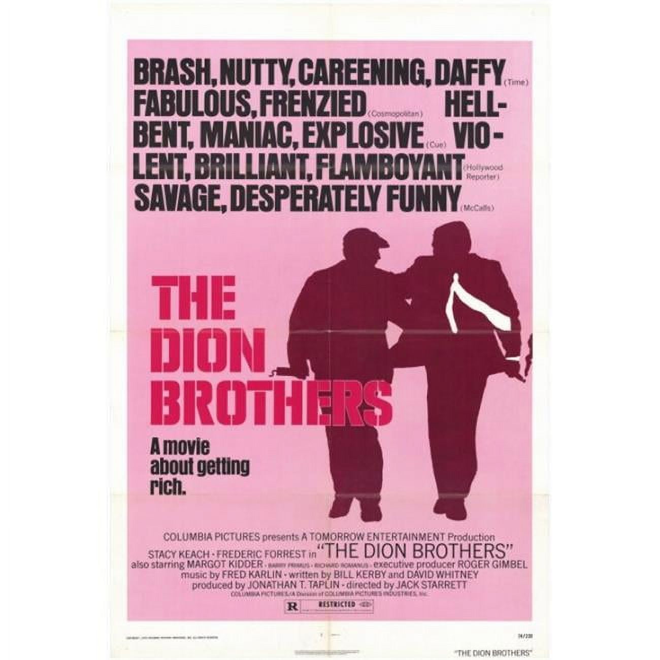 Dion Brothers Movie Poster - 27 x 40 in. - Walmart.com