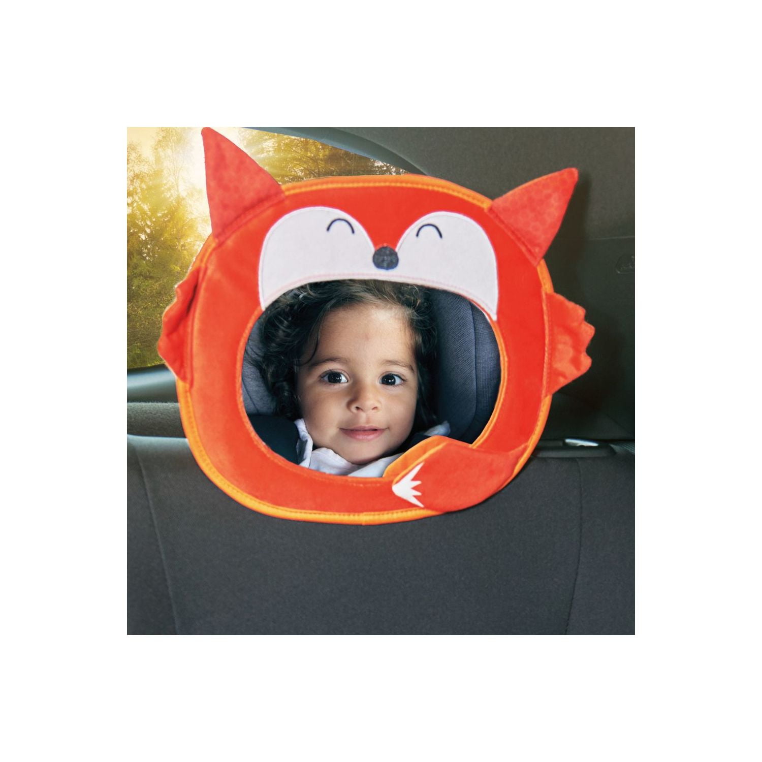 Diono Easy View Character Baby Car Safety Mirror for Rear Facing, Fox ...