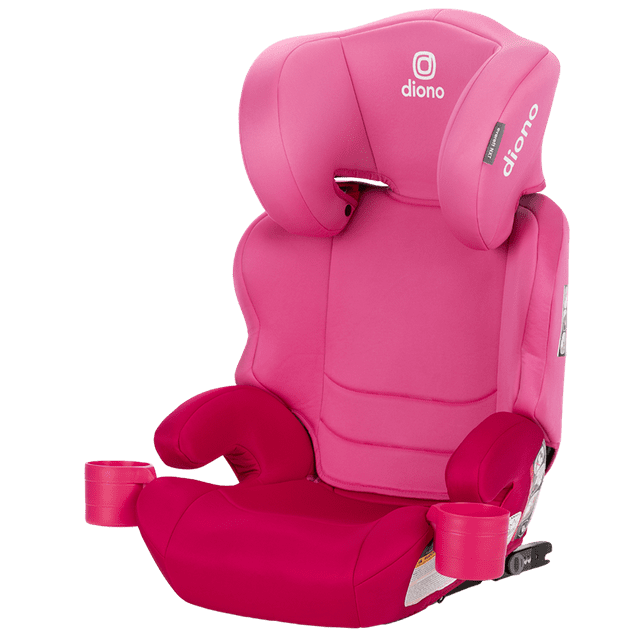 Diono Everett NXT Latch Slim Fit Lightweight Booster Car Seat, Pink ...