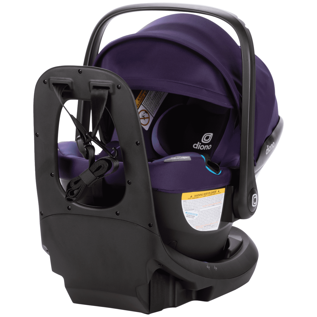 Diono LiteClik 30 XT Infant Car Seat and Base, Purple Wildberry ...