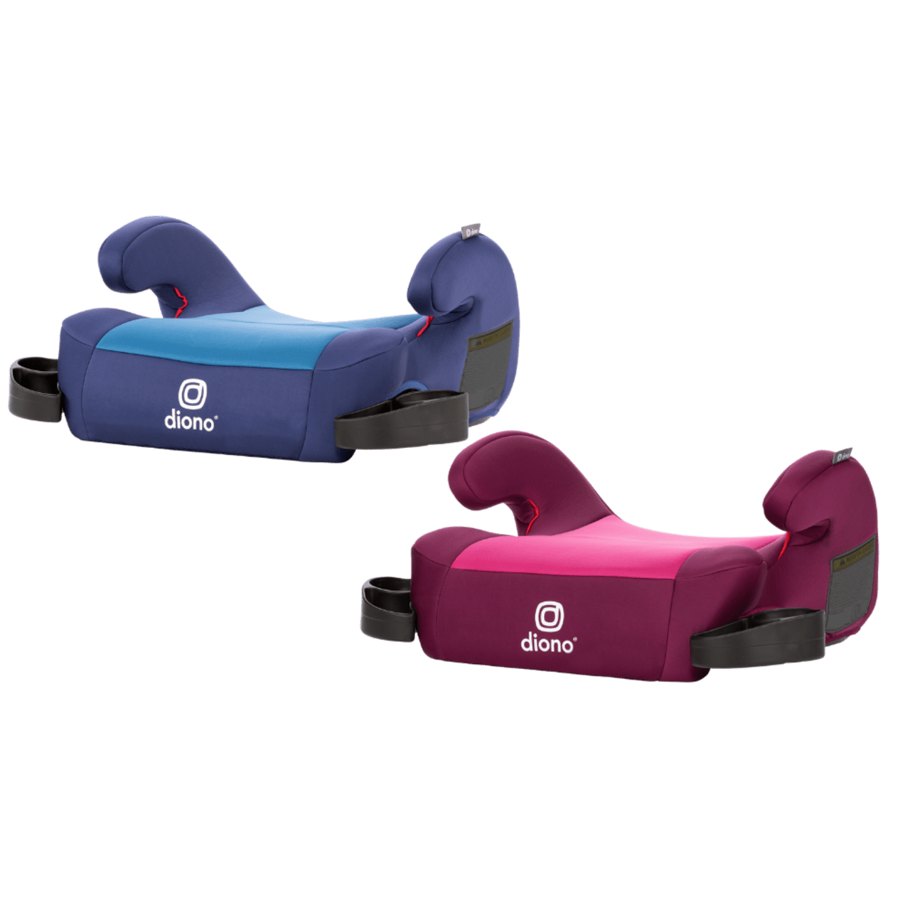 Diono Solana Lightweight Backless Booster Seat with Cup Holders, 2 ...