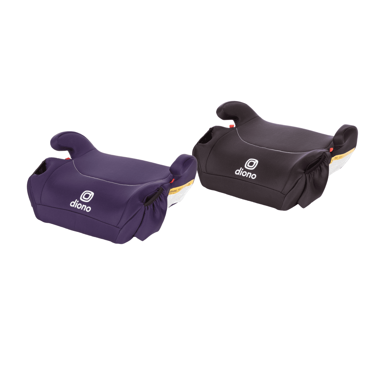 Diono Solana - 2 Pack Lightweight Backless Booster Car Seats, Ergonomic ...