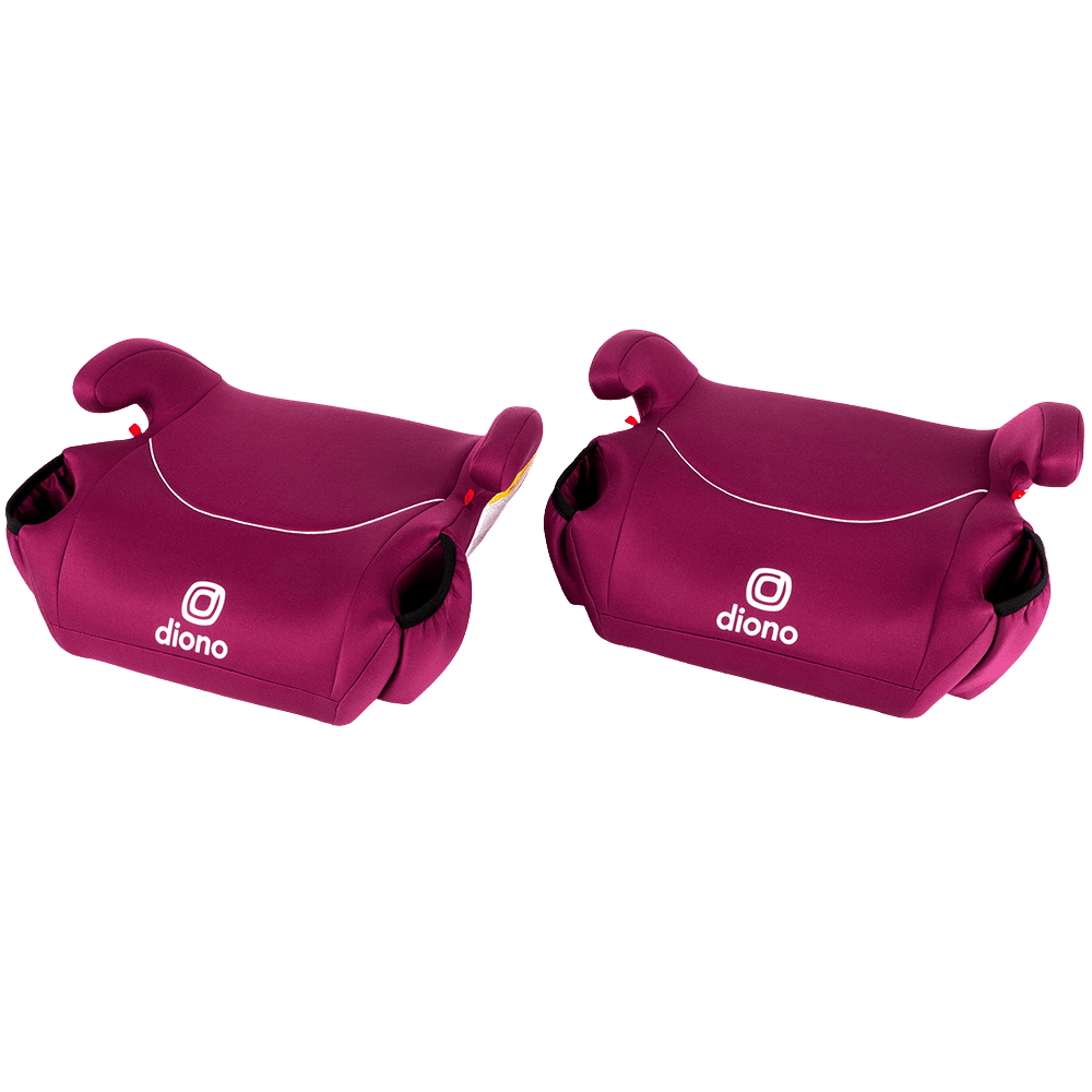 Diono Solana - 2 Pack Pink Backless Booster Car Seats for Children ...