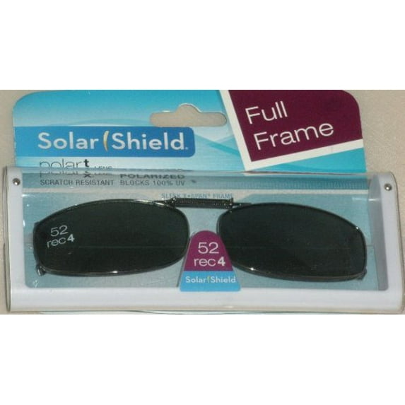 Dioptics Solar Shield 52 Rec 4 Polarized Clip On Sunglasses - Walmart.com