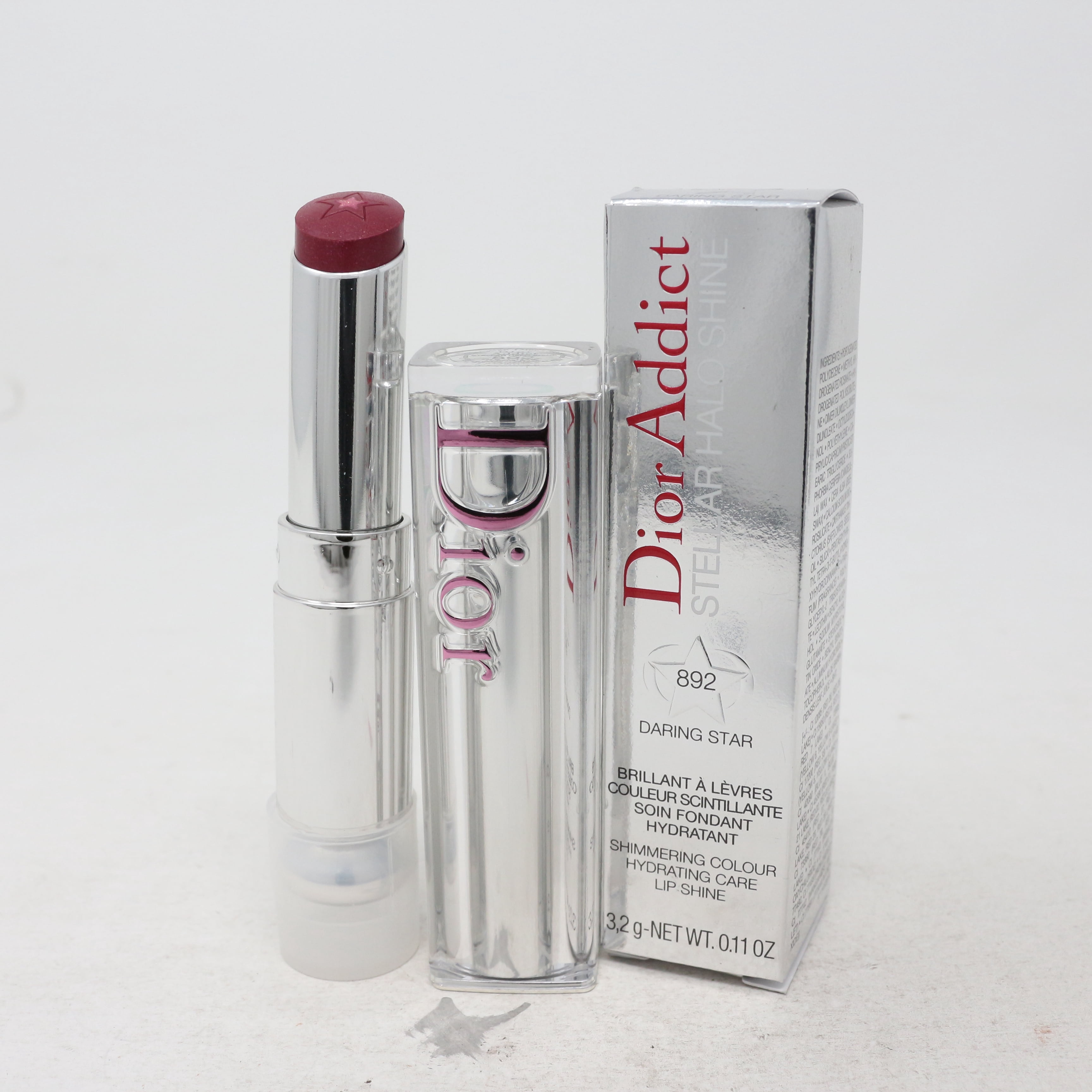 Dior Addict Stellar Halo Shine Lipstick 892 Daring Star 0.11oz/3.2g New ...