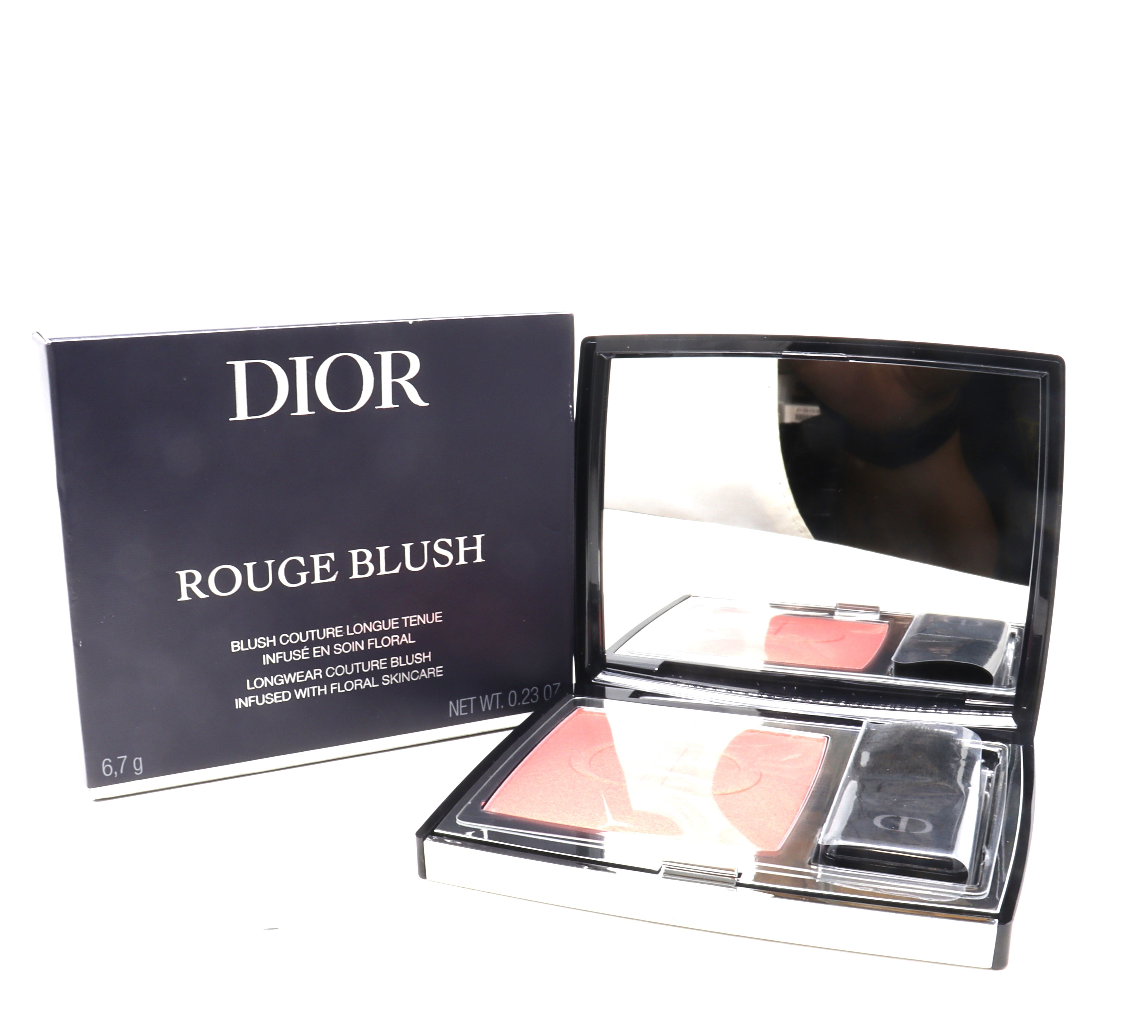 Dior Rouge Blush Powder Blush 0.23oz 219 Rose Montaigne - Shimmer New ...