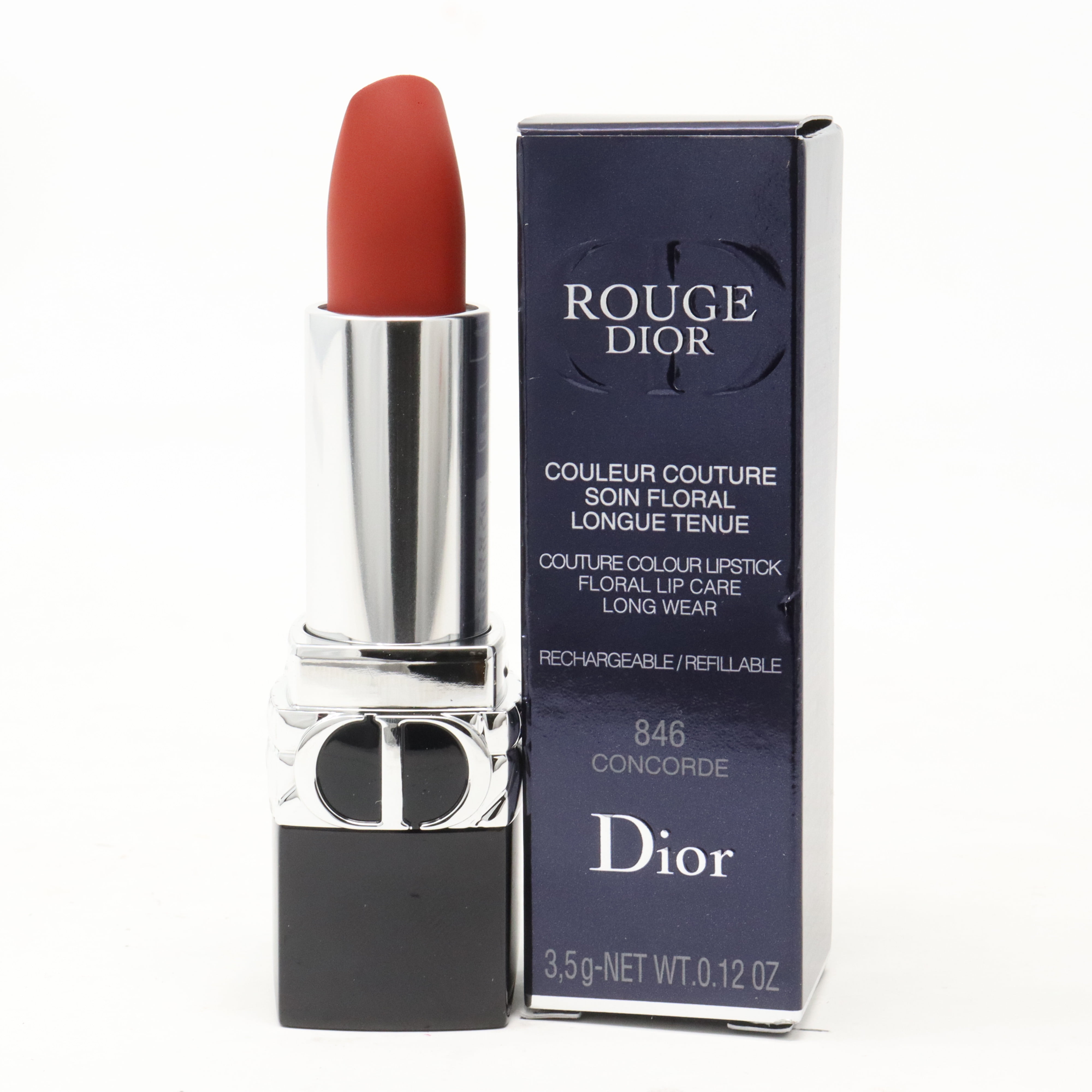Dior Rouge Dior Couture Colour Lipstick - 846 Concorde - Walmart.com