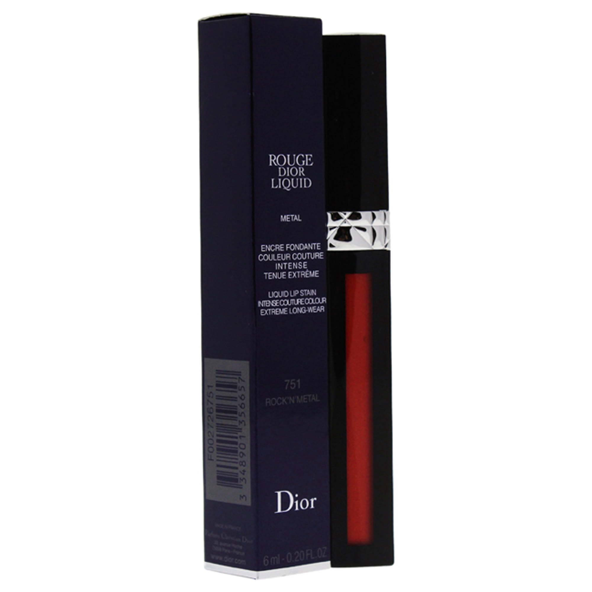 Dior Rouge Dior Liquid Metal 751 Rock N Metal 0.20 oz - Walmart.com