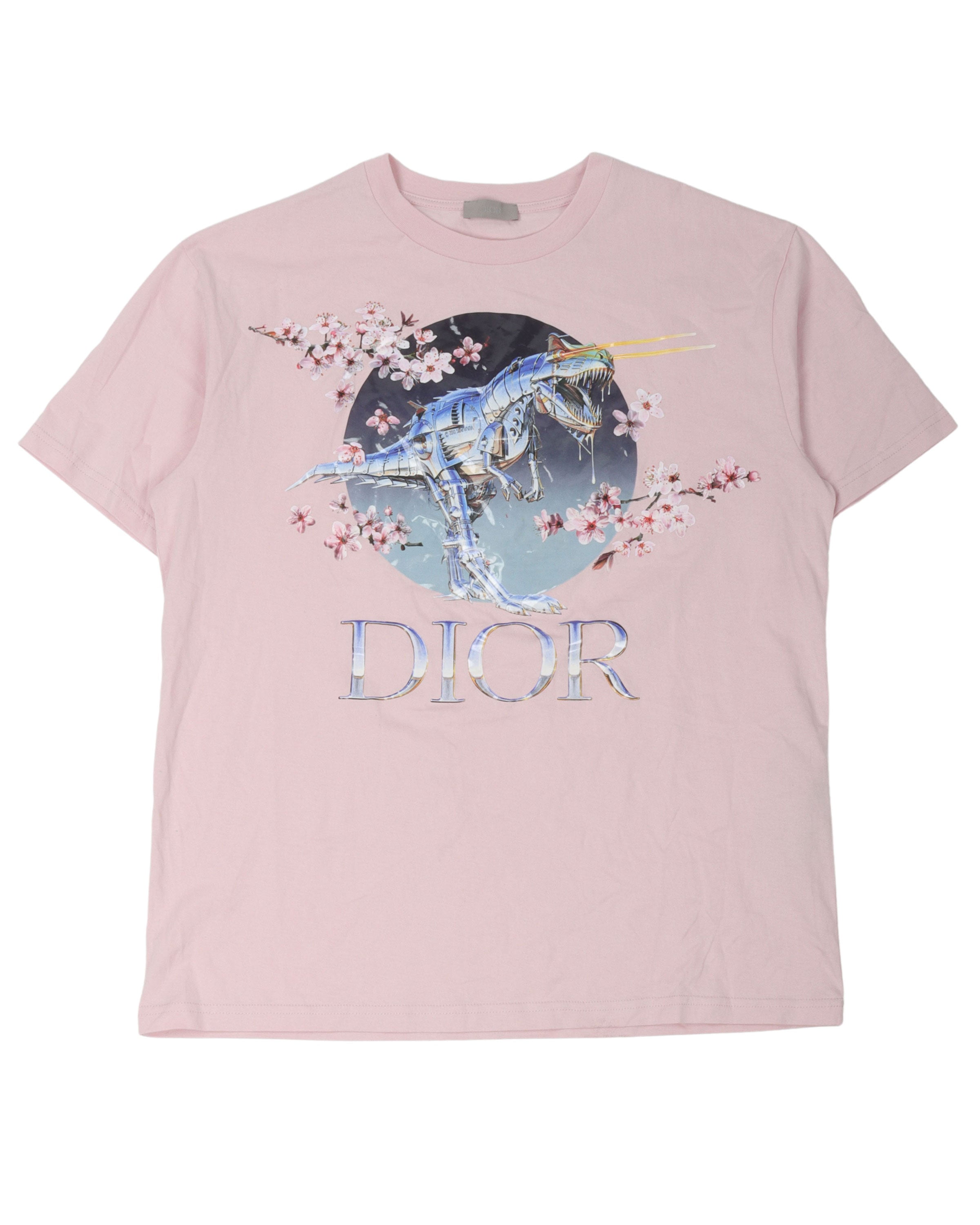 Dior Sorayama T-Rex T-Shirt Design Shirt, Size 3Xl, Tee White New ...