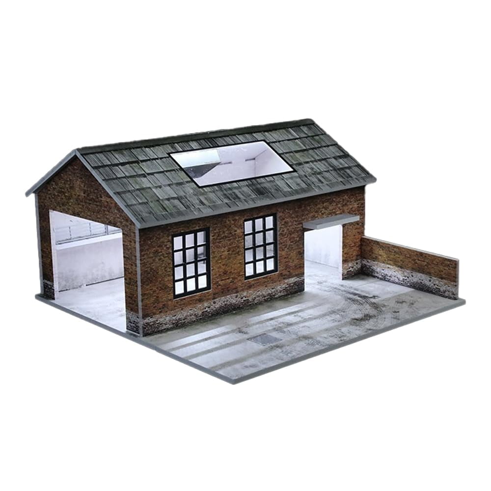 Diorama 1/64 Diecast Garage Model with LED Lighting, City Repairs ...