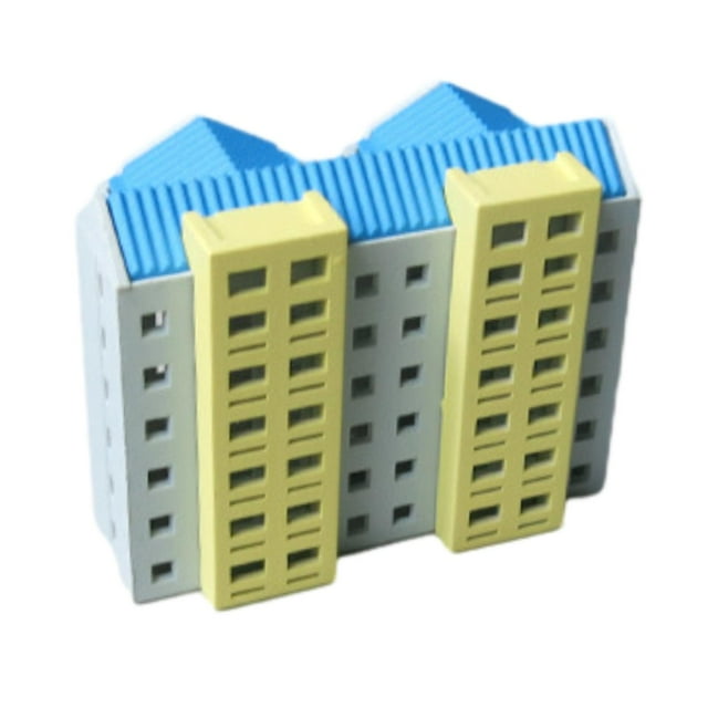 Diorama Modern City Building, Model Train Scenery Props, Simulation ...