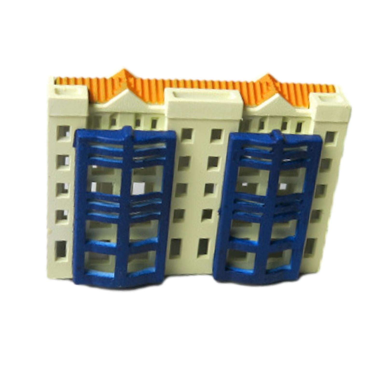 Diorama Modern City Building, Model Train Scenery Props, Simulation ...