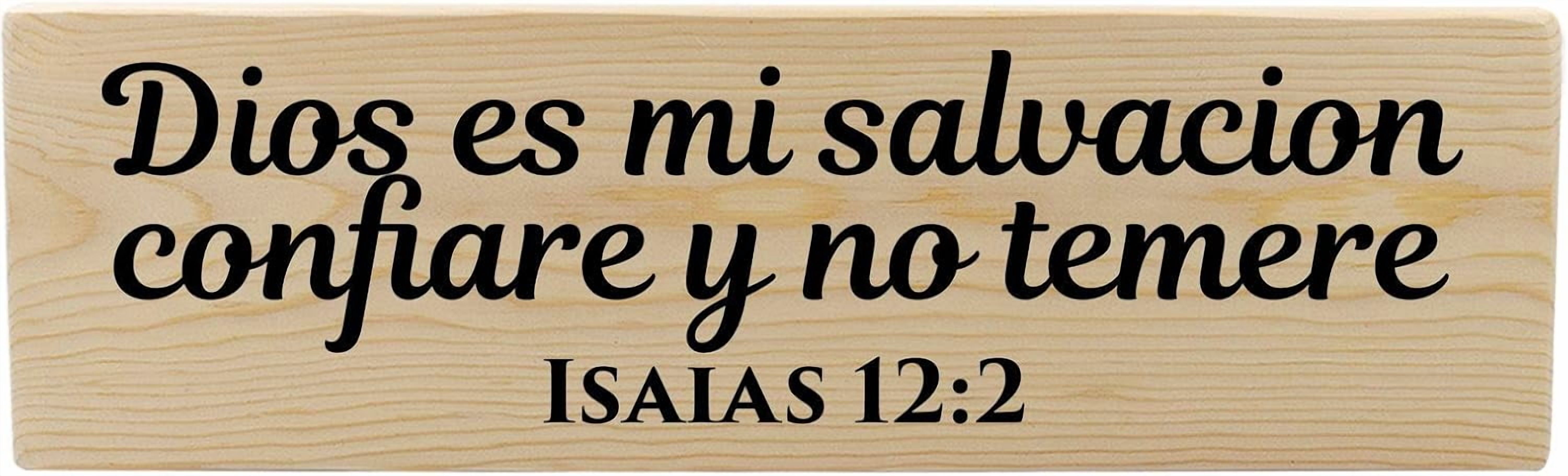 Dios ES mi salvacion confiare y no temere God is My Salvation Spanish ...