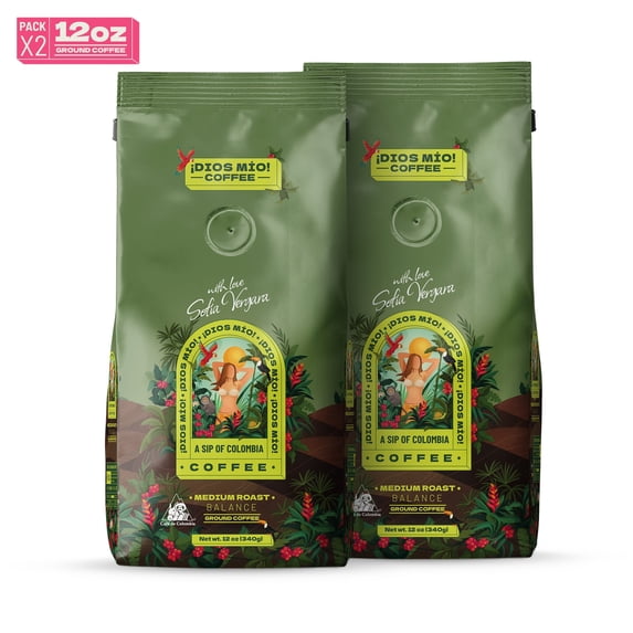 Dios Mio Coffee By Sofia Vergara, Premium Ground Colombian Coffee ...