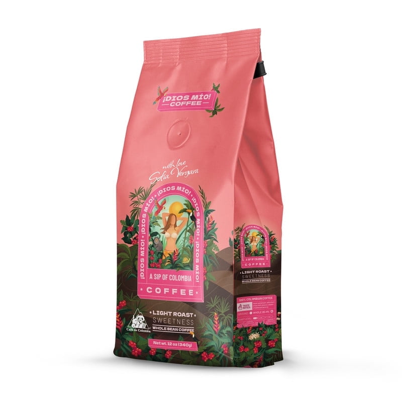 Dios Mio Coffee By Sofia Vergara, Premium Whole Bean Colombian Coffee ...