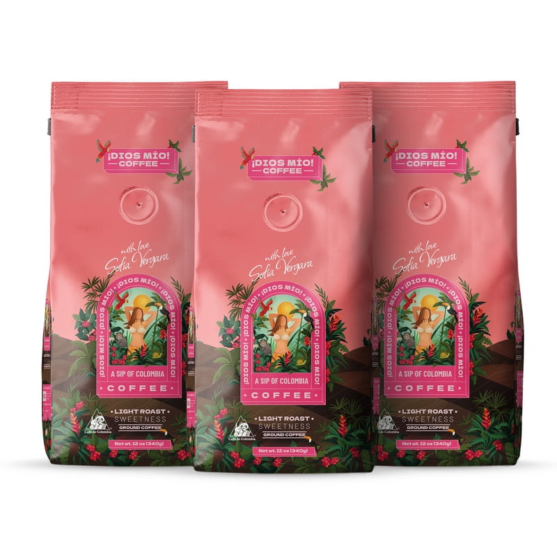 Dios Mio Coffee by Sofia Vergara, Premium Ground Colombian Coffee ...