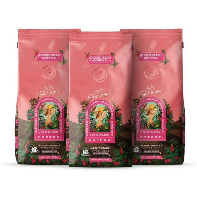 Dios Mio Coffee by Sofia Vergara, Premium Ground Colombian Coffee ...
