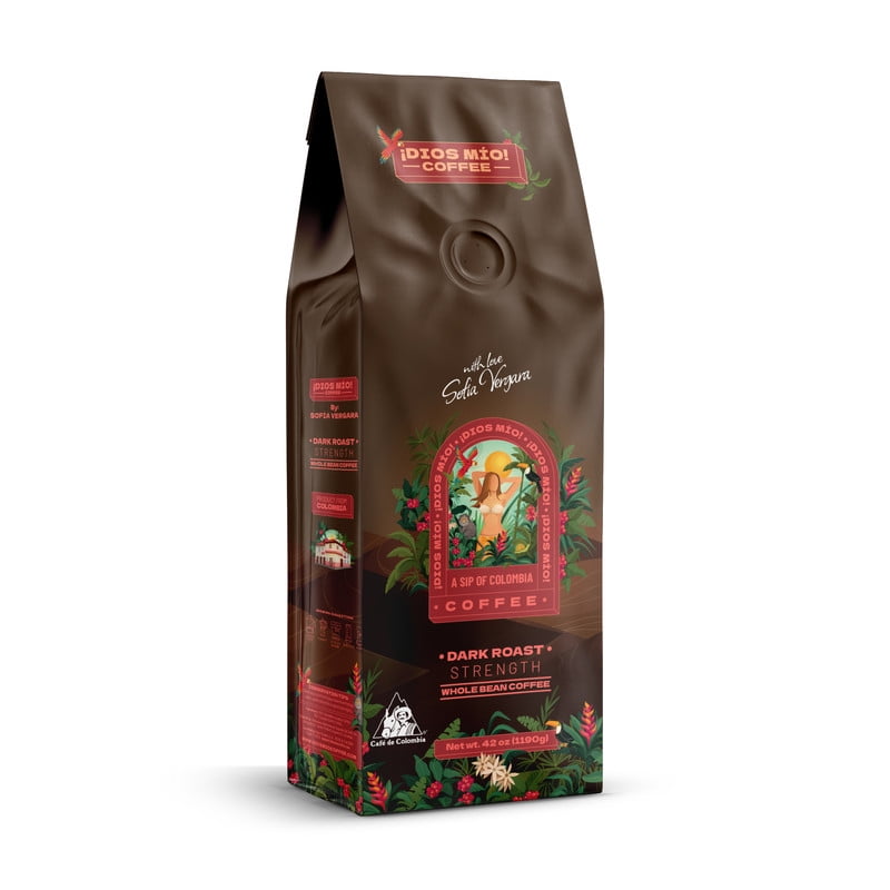 Dios Mio Coffee by Sofia Vergara, Premium Whole Bean Colombian Coffee ...