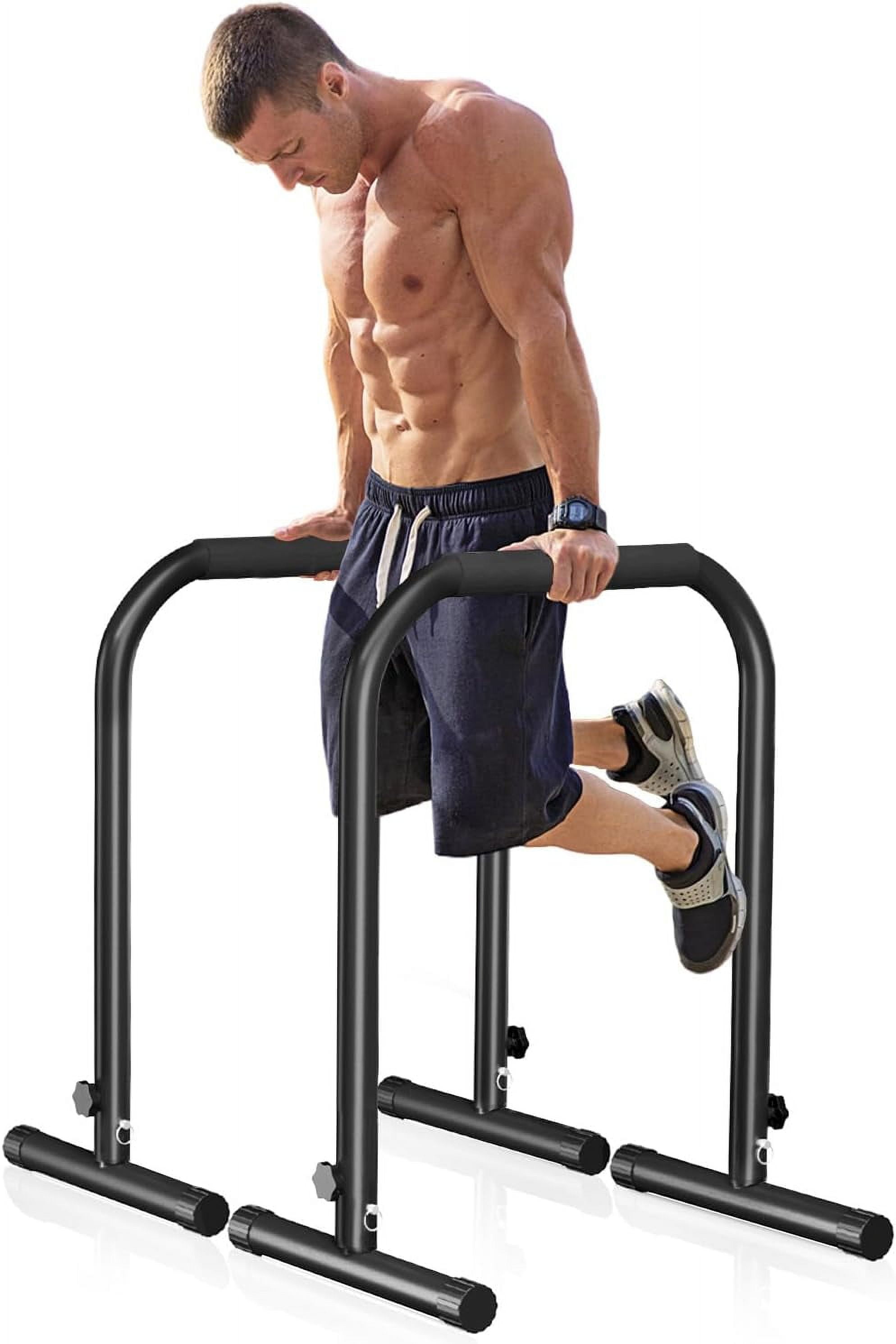 Dip Bar, Adjustable Dip Stand Station for Home Workout, Heavy Duty ...
