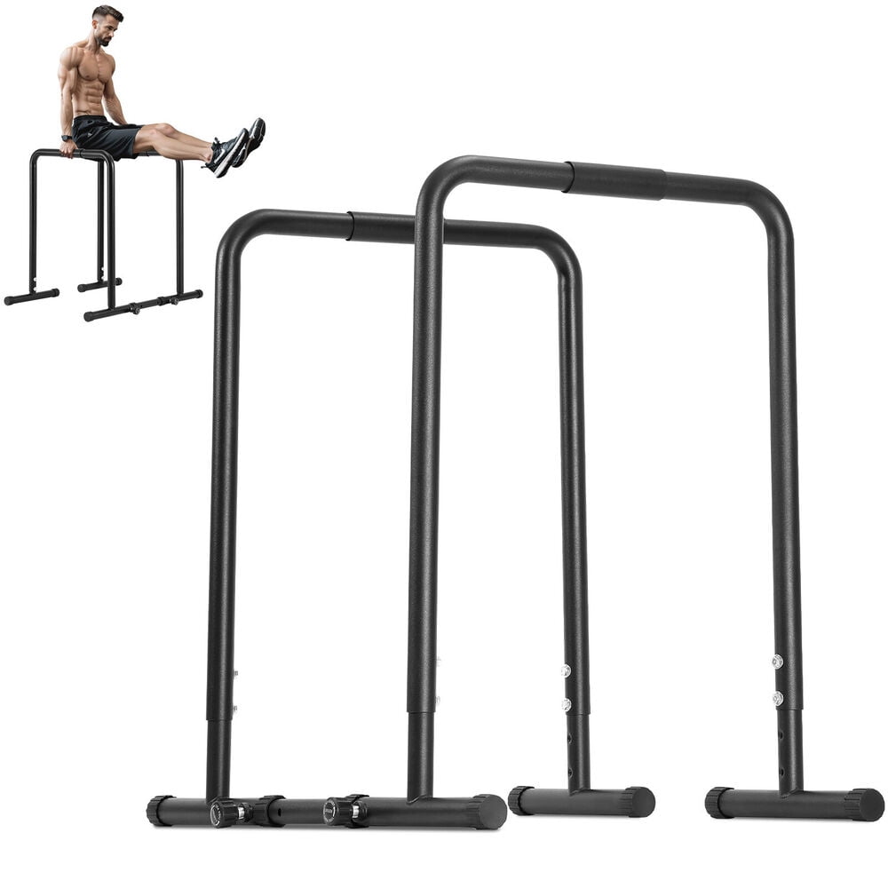 Dip Bar Dip Stand Station 440 lbs Adjustable Height for Strength ...