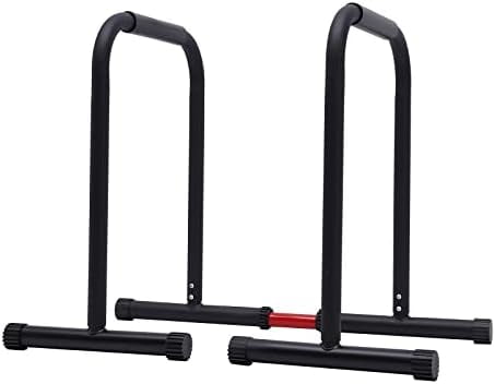 Dip Bar Heavy Duty Dip Stands Adjustable Fitness Workout Parallel Bars ...