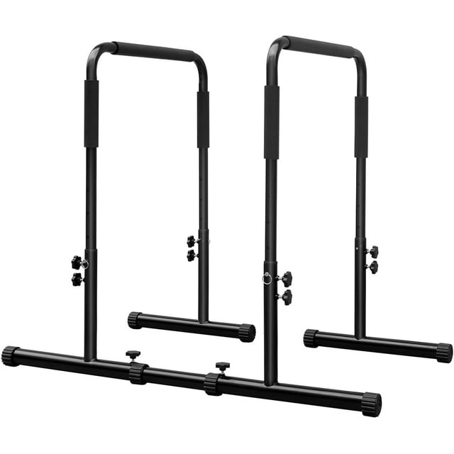 Dip Bar, Heavy Duty Dip Station Adjustable Parallel Bars for Full Body ...