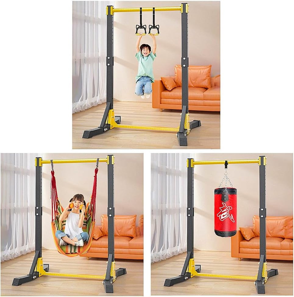 Dip Bar Pull Up Bar Station, 400LBS Multi-Functional Free Standing ...