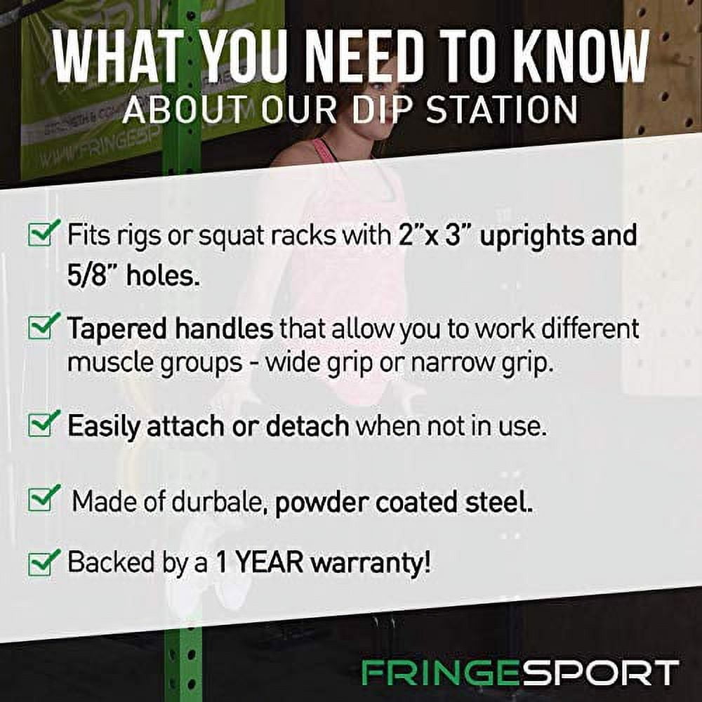 Dip Bar Station For Tricep Dips, Bodyweight Training, Calisthenics ...