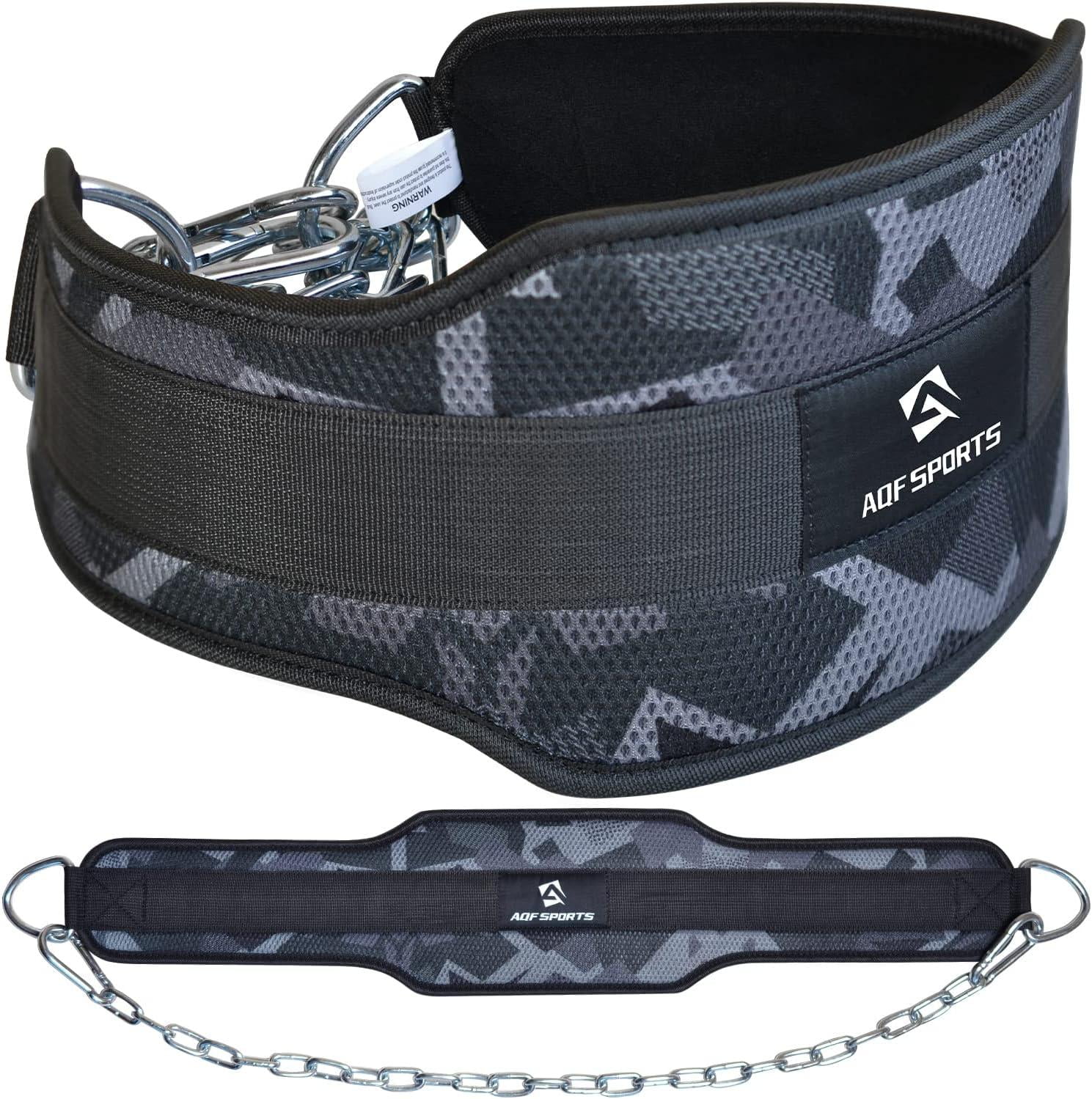 Dip Belt for Weightlifting - Weight Belt with 36" Heavy Duty Steel ...