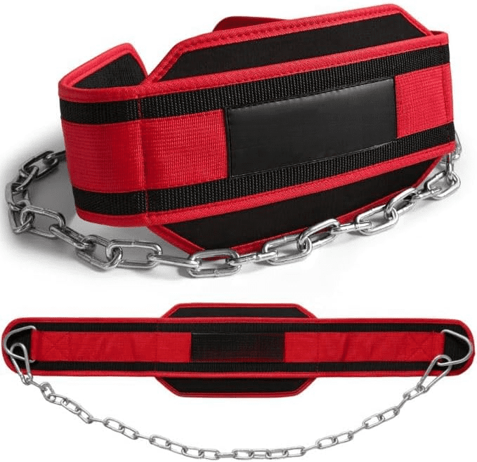 Dip Belt With Chain For Weightlifting, Pull Ups, Dips - Heavy Duty ...